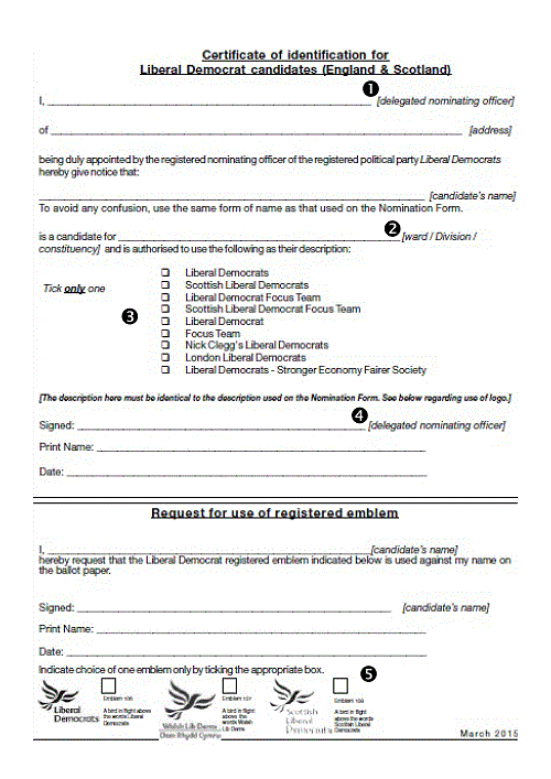 How to fill in the Certificate of Indentification also known as the DNO ...